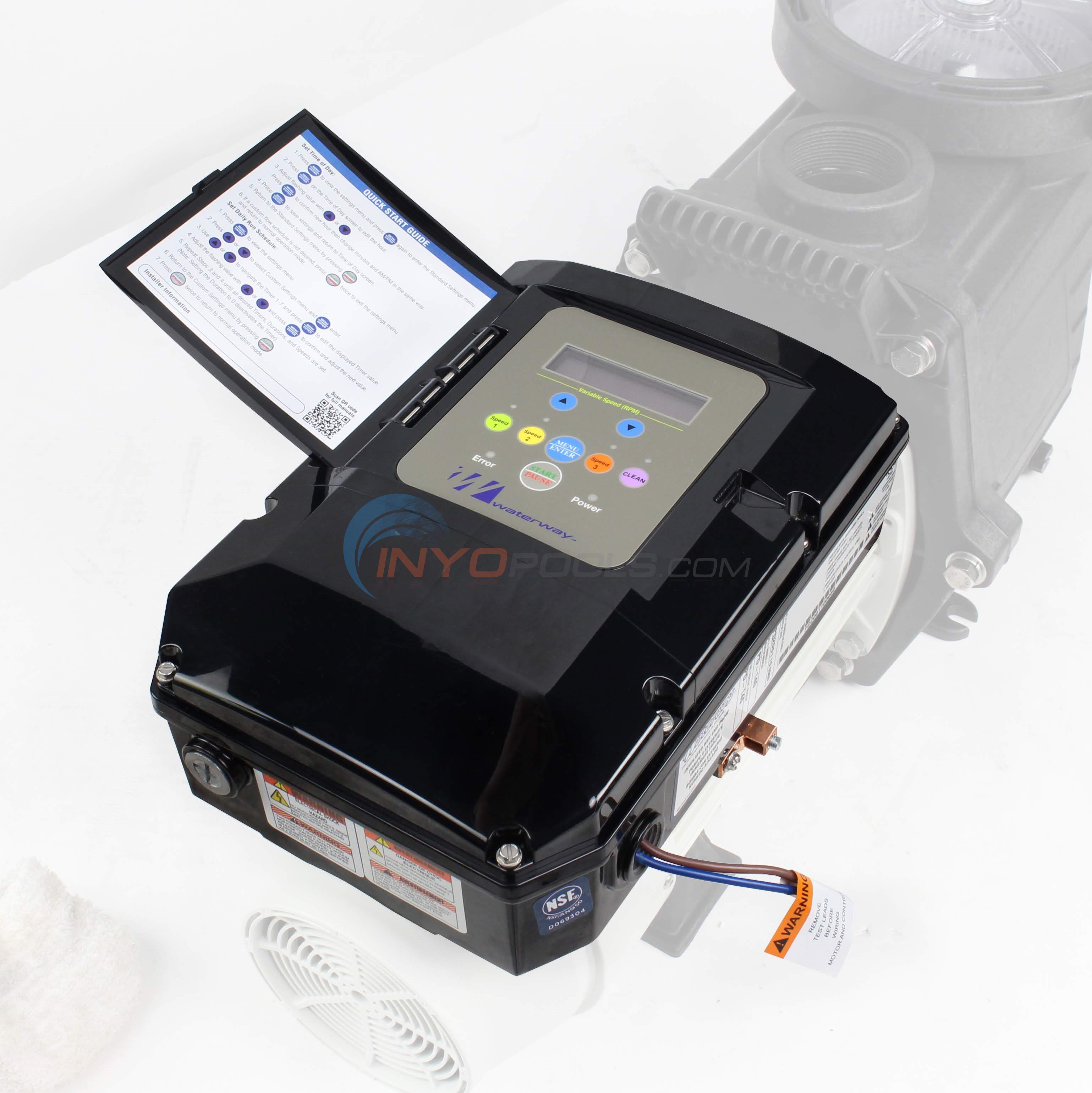 Waterway 1.4 HP Power Defender 140 VS Pump, Inground Pool, Energy ...