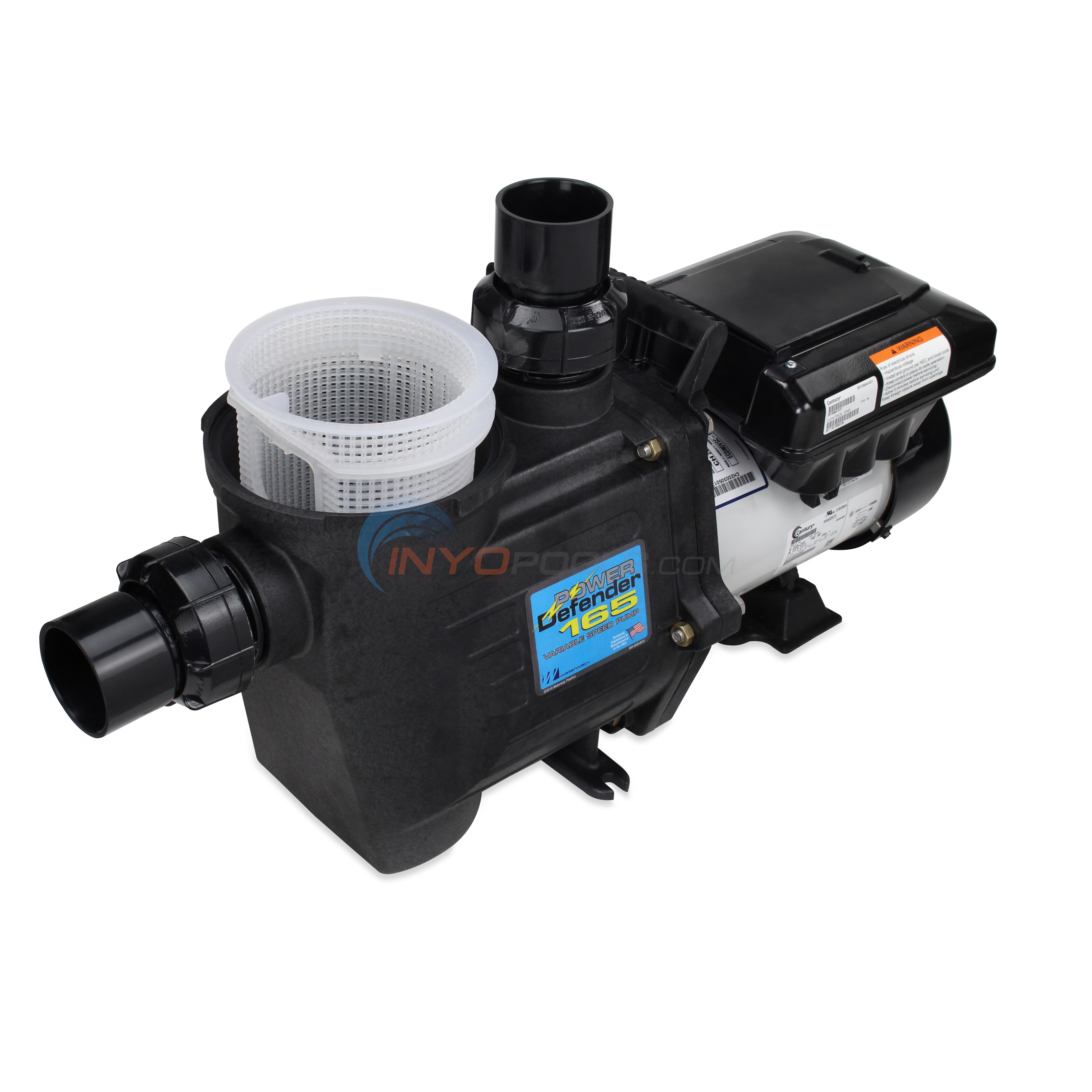 Waterway Power Defender 165 Variable Speed Pool Pump 1.65 HP 230V ...