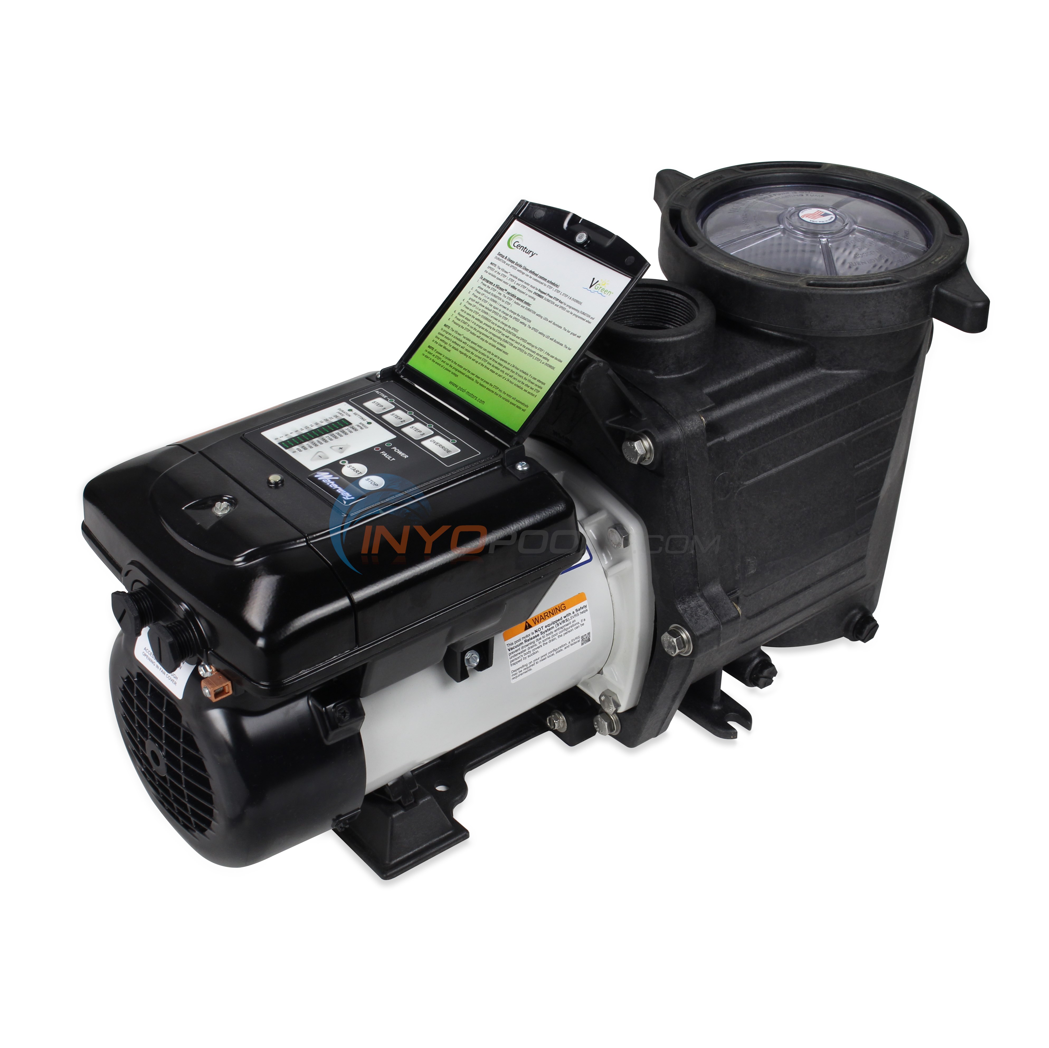 Waterway Power Defender 165 Variable Speed Pool Pump 1.65 HP 230V ...