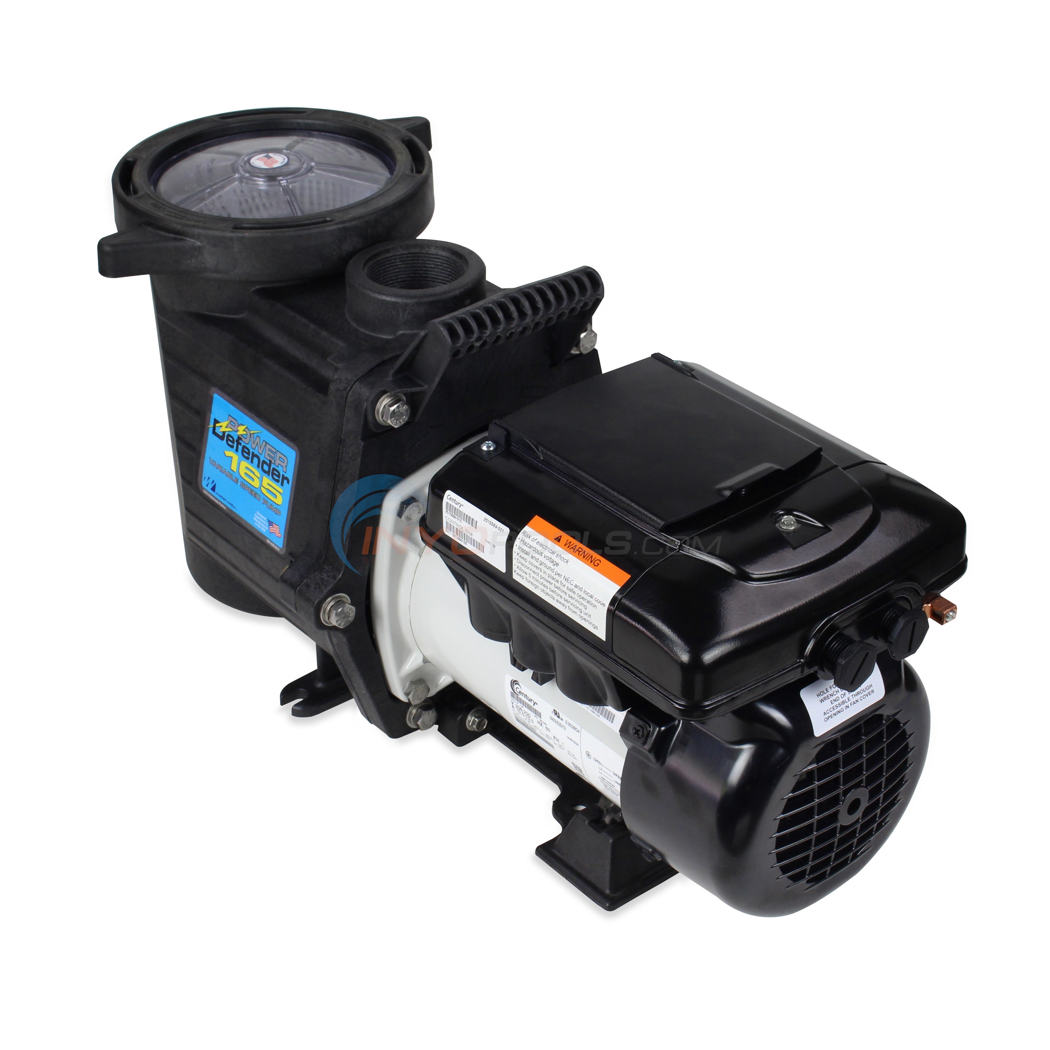 Waterway Power Defender 165 Variable Speed Pool Pump 1.65 HP 230V ...