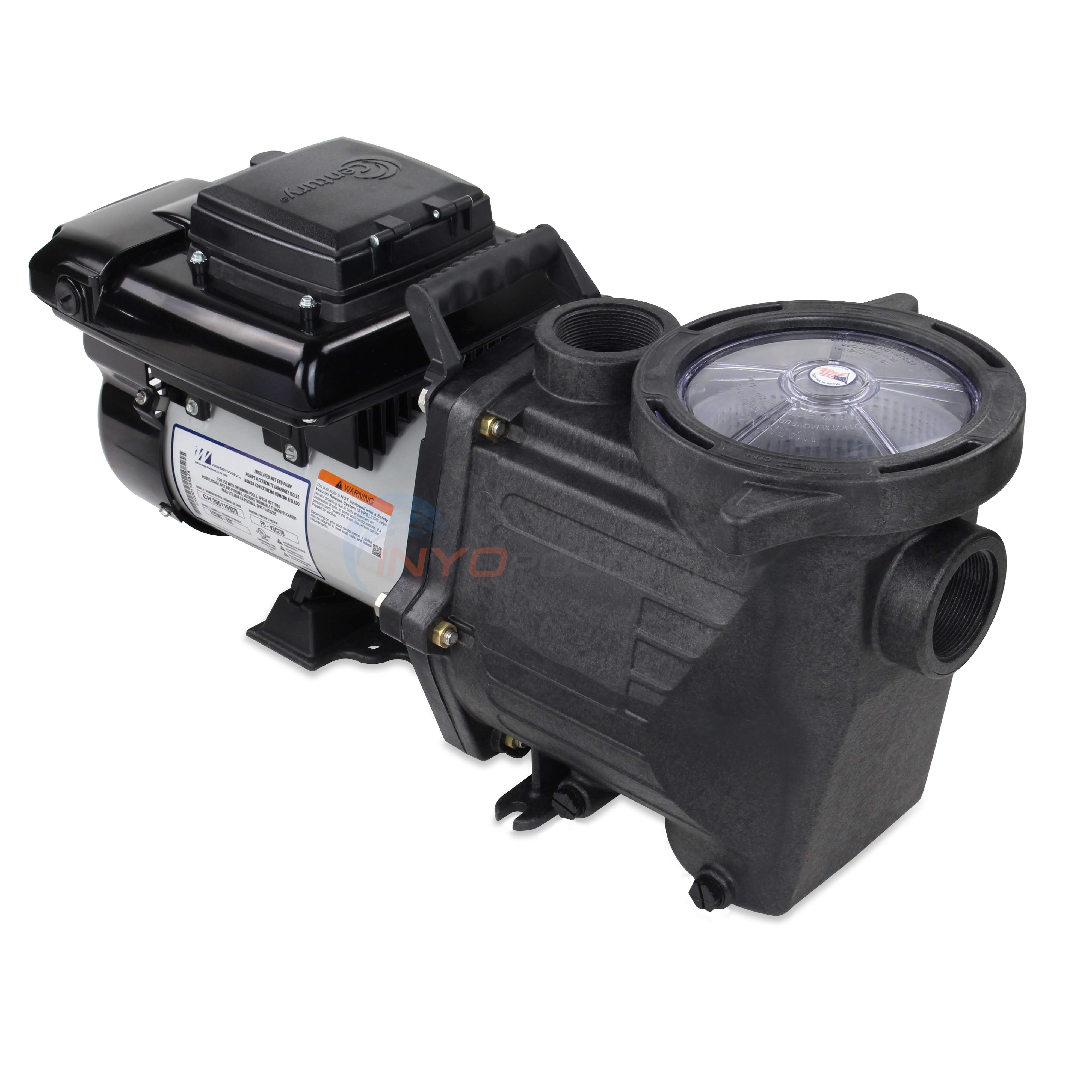 Waterway 2.7 HP Power Defender 270 VS Pump, Inground Pool, Energy ...
