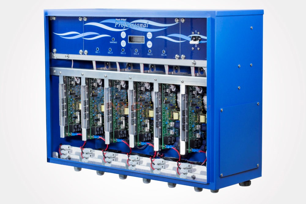 Pool Pilot® Professional w/ 4 power supplies & 4 com. cell manifold ...