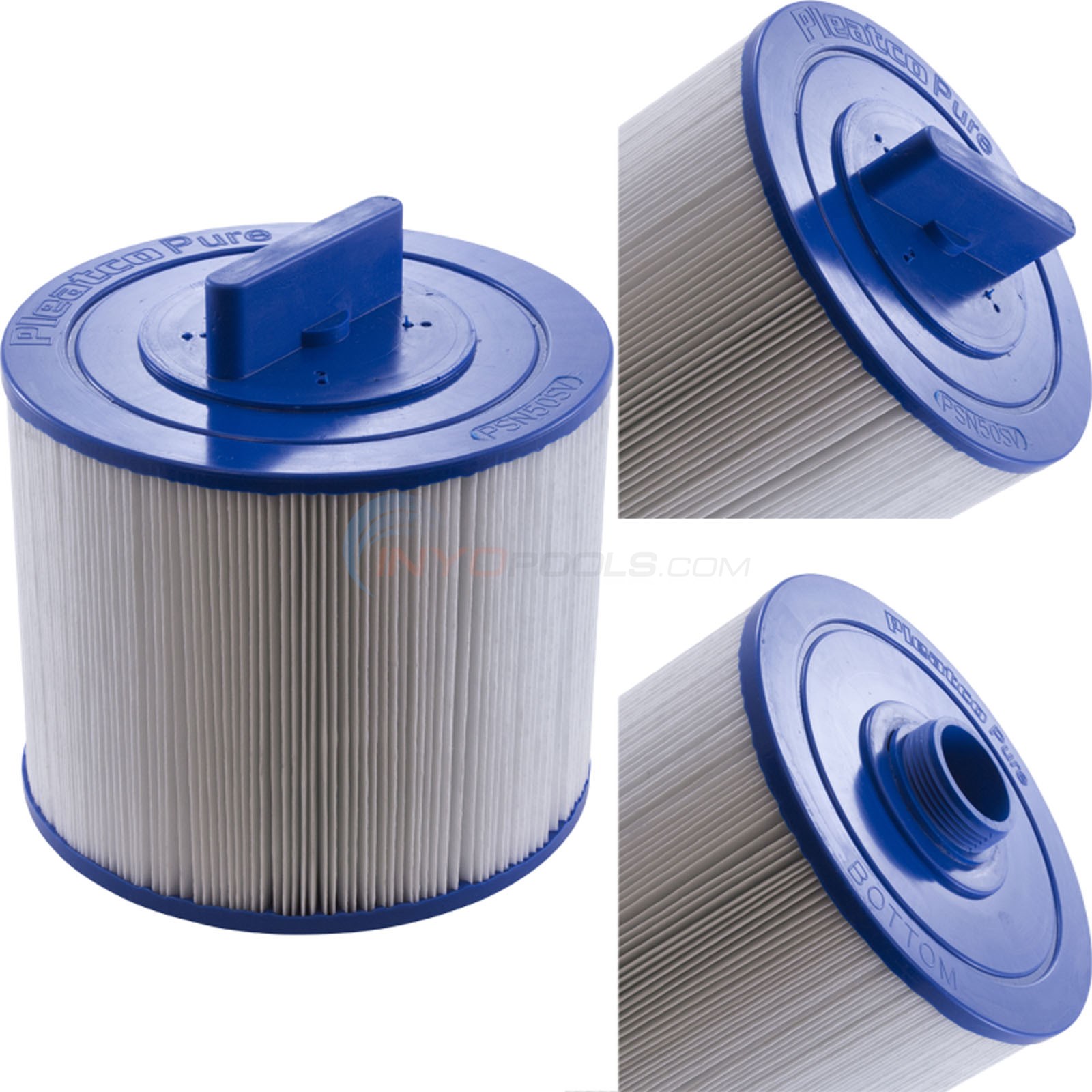 Cartridge,50sqft,ht,1-1/2" mpt b,7-1/8",6",3oz PSN50SV-P - INYOPools.com