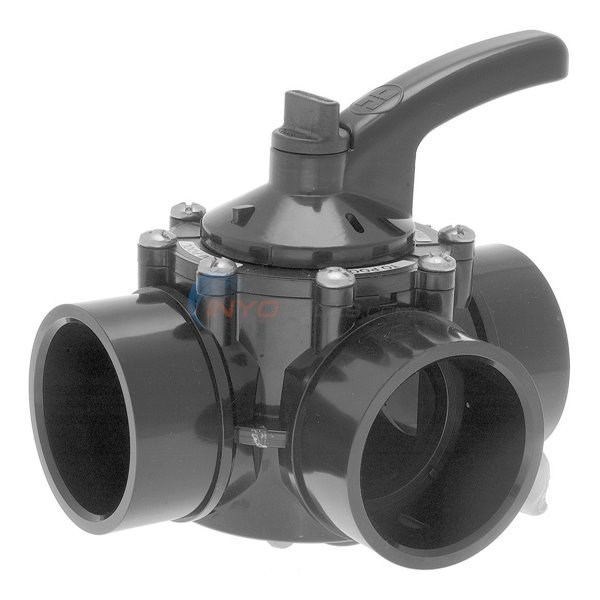 Hayward PSV Valve 3 Way 1.5" x 2" Gray PVC - PSV3SDGR - INYOPools.com