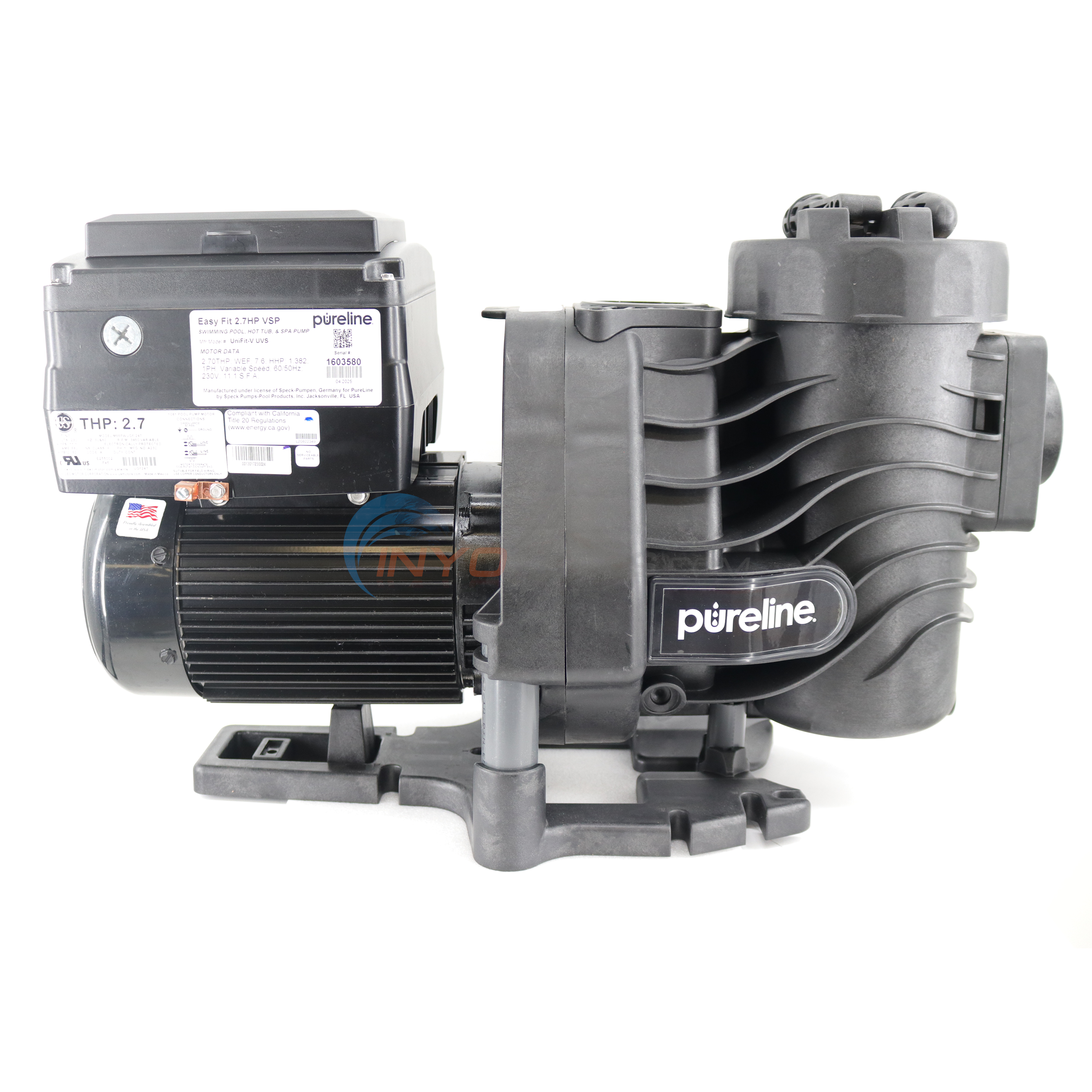 EasyFit 2.7 HP Variable Speed Pool Pump | By Pureline - INYOPools.com