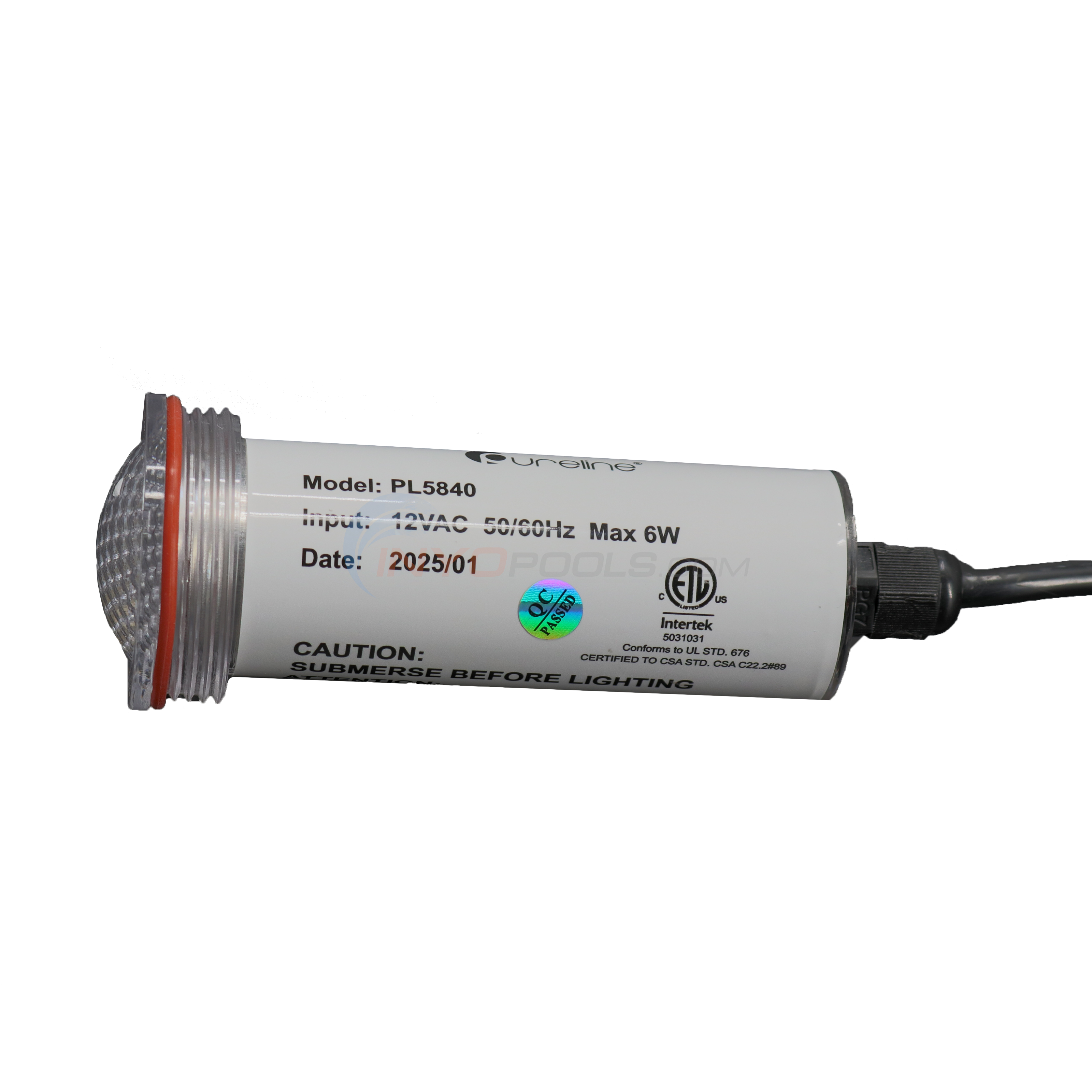 LED Nicheless Pool & Spa Light Fixture 12V, 100' Cord, Color Changing ...