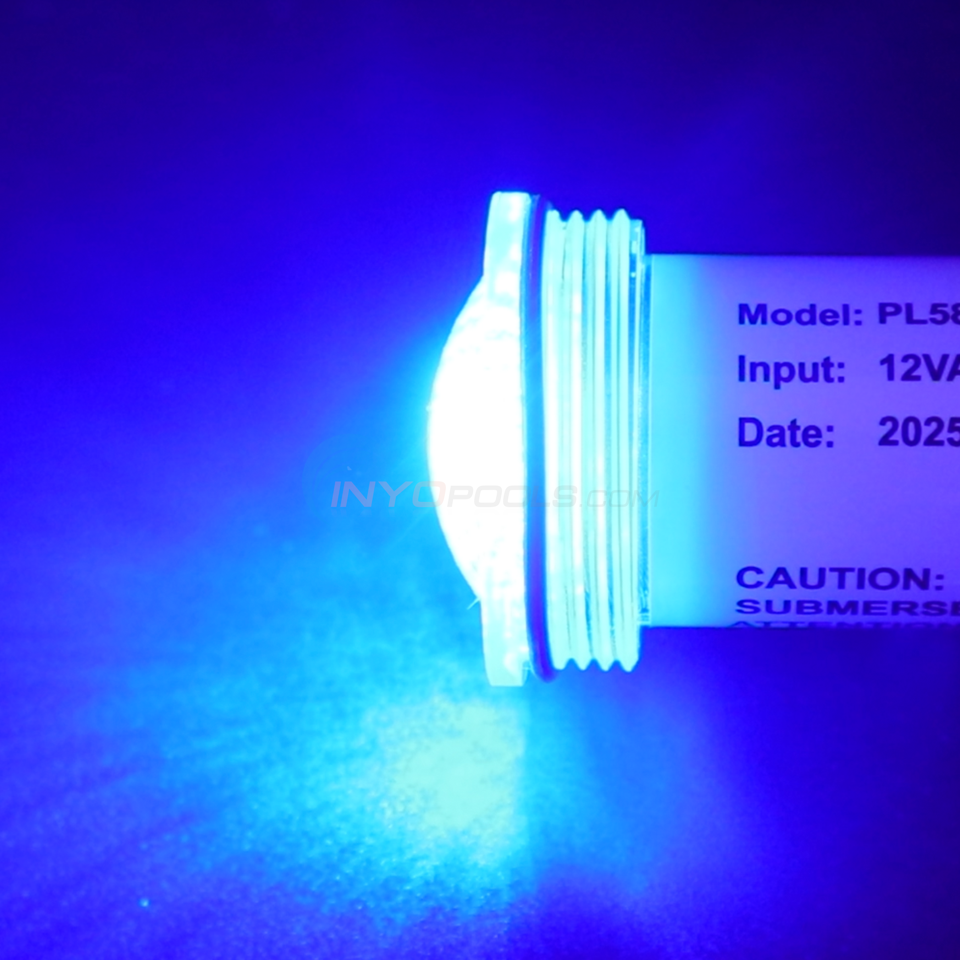 LED Nicheless Pool & Spa Light Fixture 12V, 100' Cord, Color Changing ...