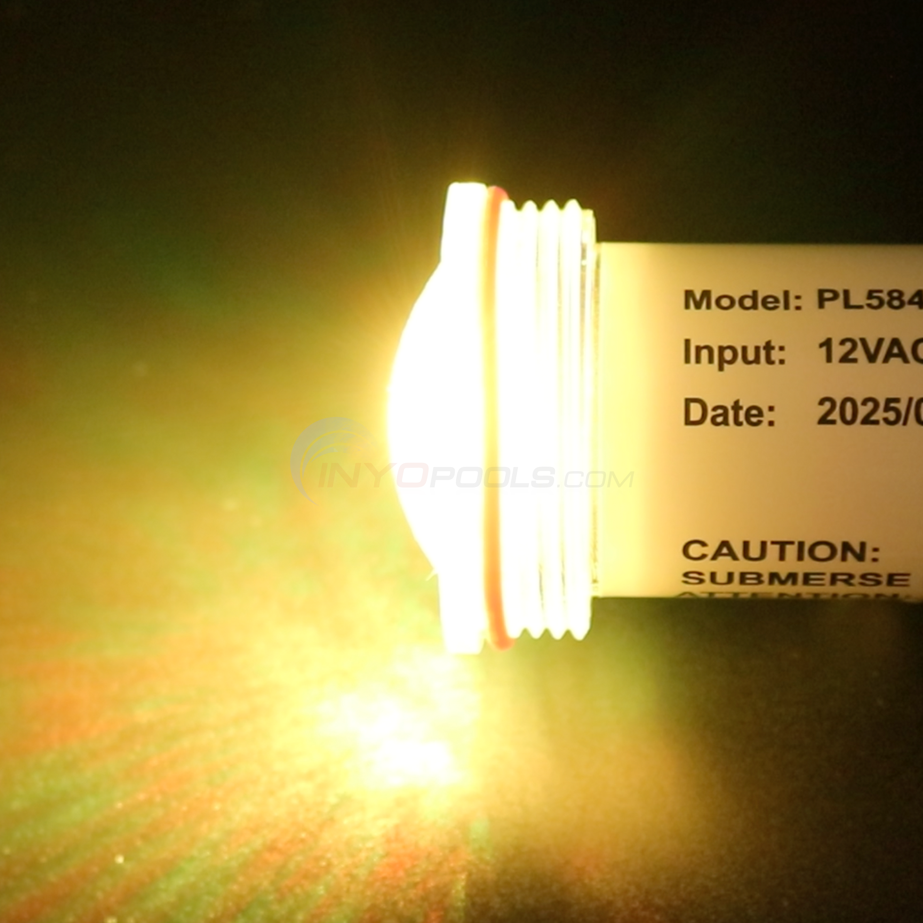 LED Nicheless Pool & Spa Light Fixture 12V, 100' Cord, Color Changing ...