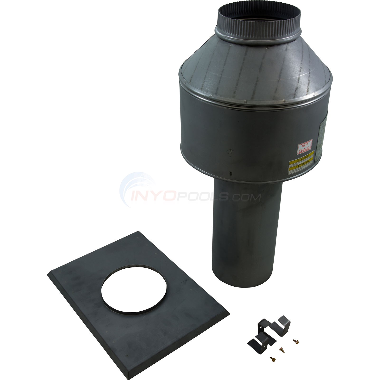 Raypak Pool Heater Indoor Stack Kit for R165A & R265B - 006697 ...