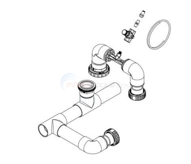 Hayward Complete Venturi Kit for 2" Commercial System - No Pump ...