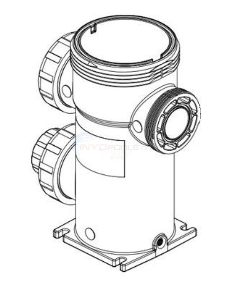 Hayward 2" Commercial Vessel Body With Unions, UVO - HYX2CVES-C ...