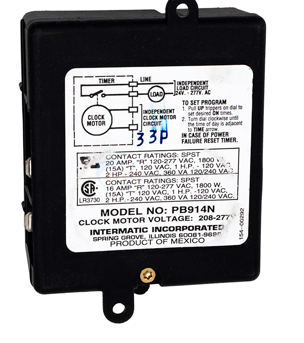 Intermatic Freeze Protect Timer Mechanism Only 240V - INYOPools.com