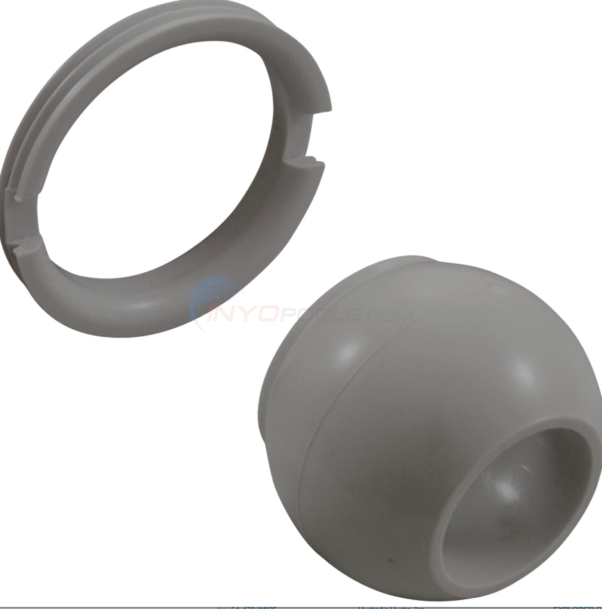 Pureline Std Eye & Ring Grey - 10-3808GRY - INYOPools.com
