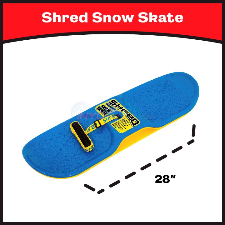 Shred Snow Skateboard | By Airhead - AHSS-02 - INYOPools.com