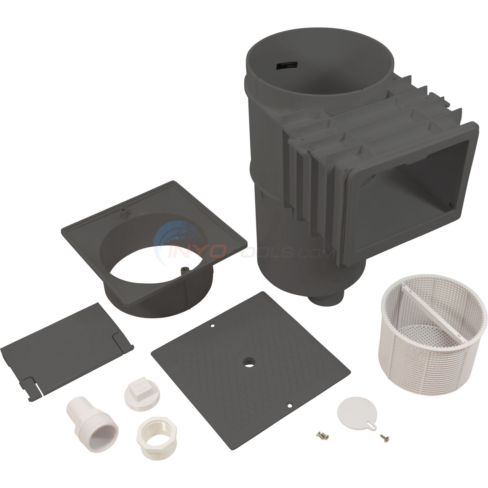 Hayward Auto-Skim Pool Skimmer, Concrete/Gunite, Dark Gray - SP1082DGR ...