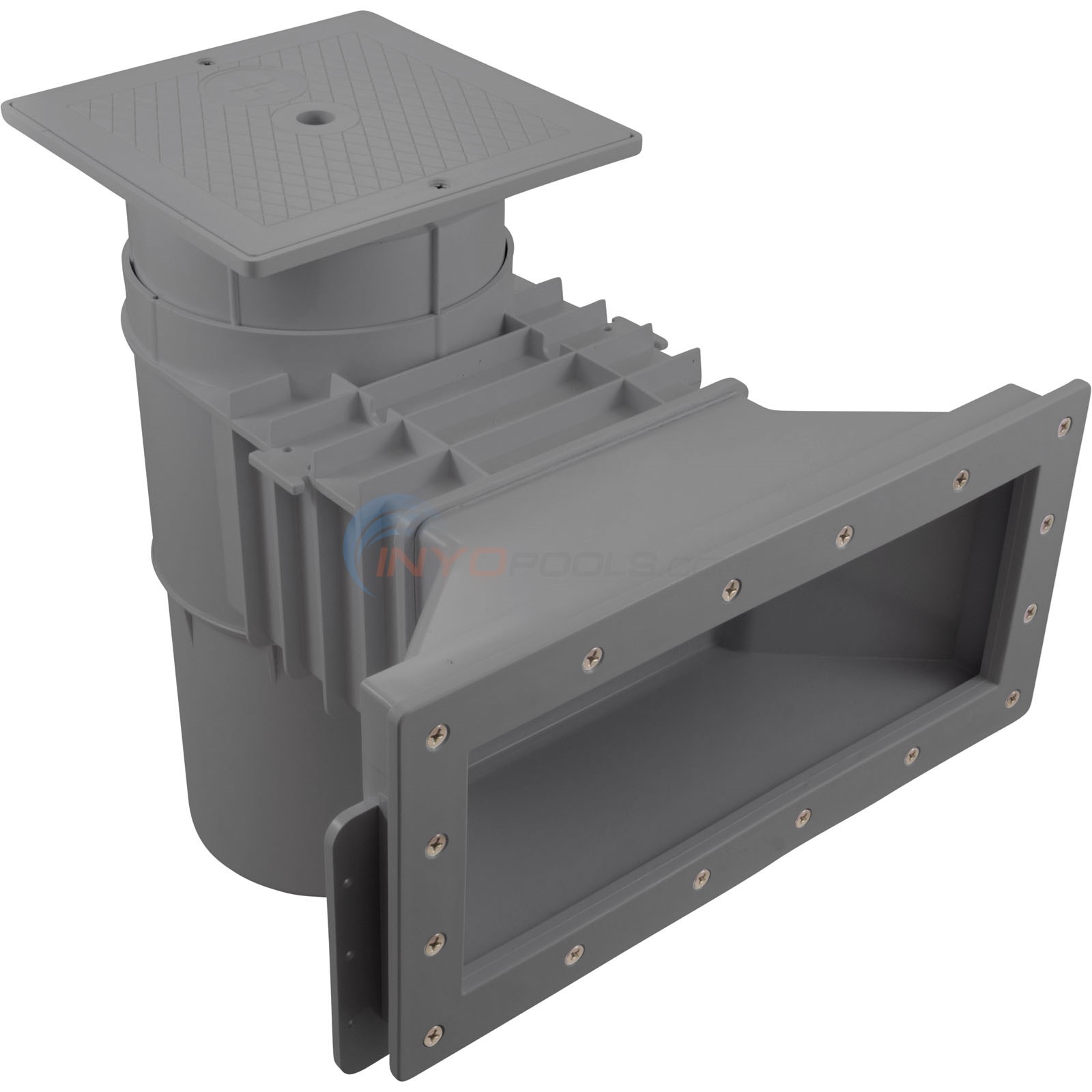 Hayward Wide Track Auto-Skim Pool Skimmer, Vinyl/Fiberglass, Dark Gray ...