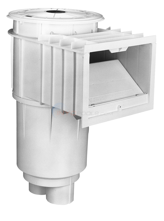 U-3 Skimmer White w/Tan Lid and Fame 2" Slip - Concrete - 08650-5404 ...