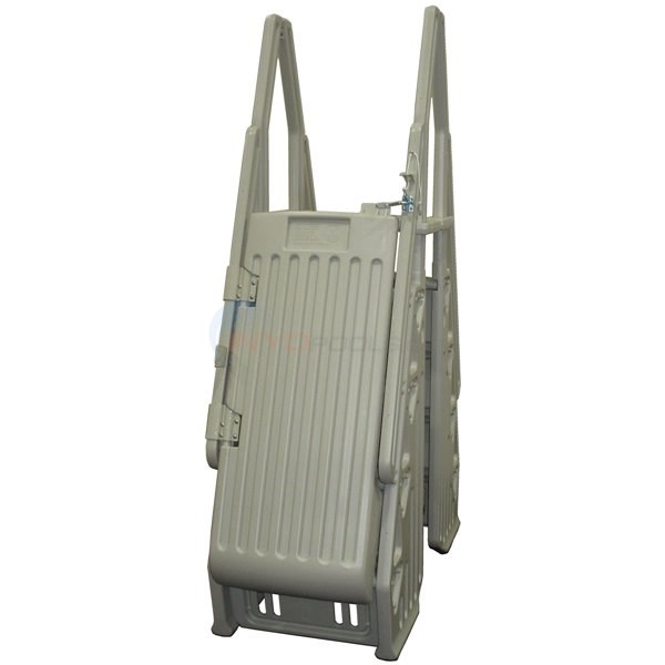Vinyl Works 24" Wide Step Entry System for Above Ground Pools, Taupe ...