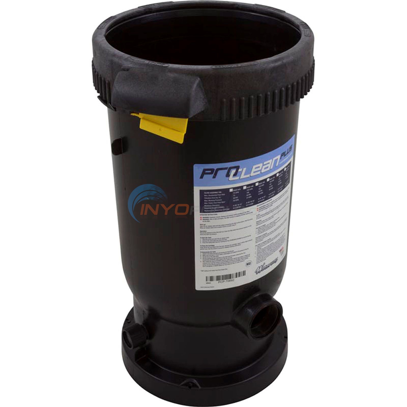 Tank Body, Waterway Pro Clean Plus, w/ Lock Ring - 550-0601 - INYOPools.com