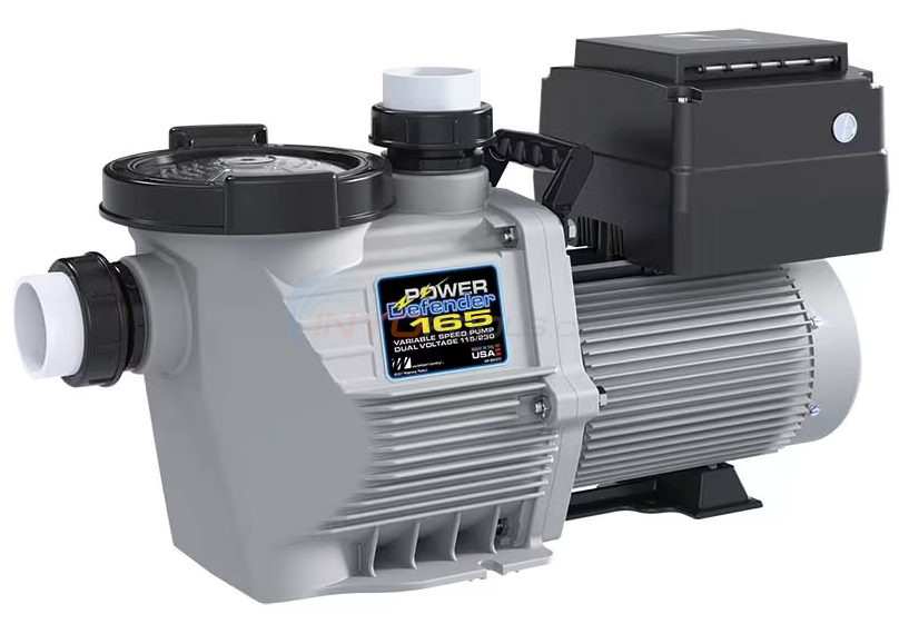 Waterway 1.65 HP Power Defender Variable Speed Pump, Inground Pool ...