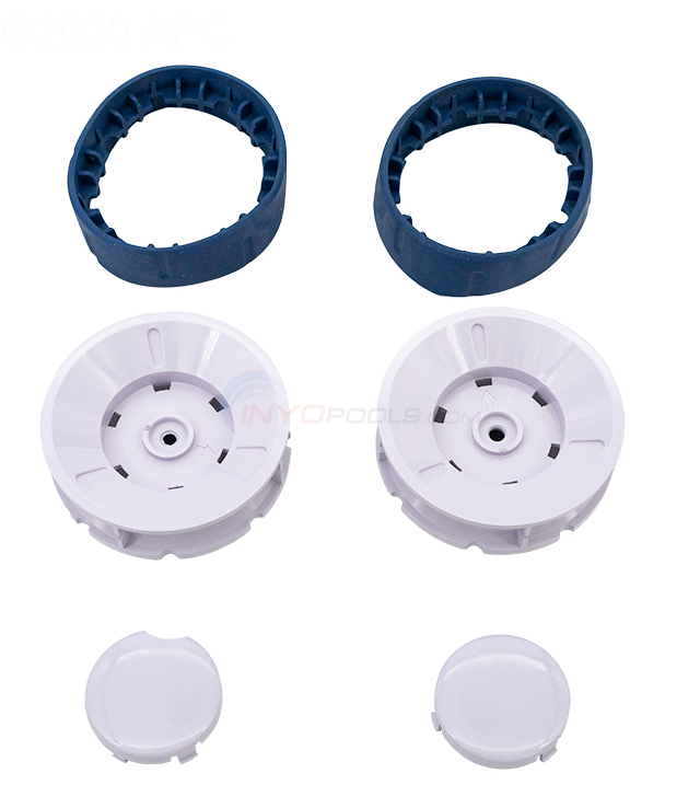 Wheel Assembly Kit, Blue (Includes Tread) (Set of 2) RCX36140311234 ...