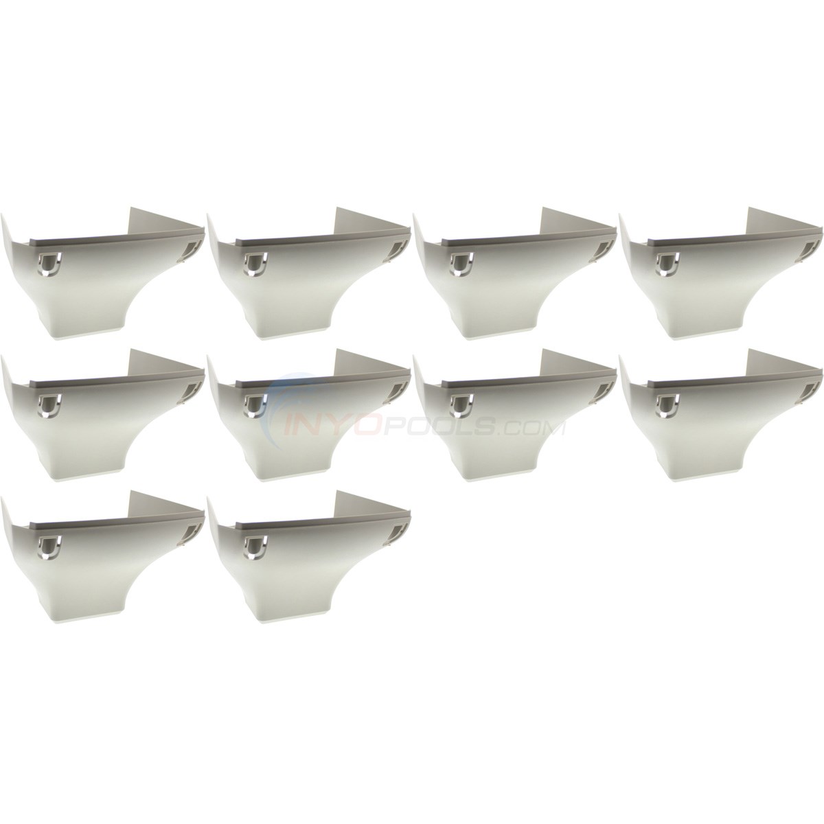 Wilbar Top Cap 8" Support, Straight Morada (10-PACK) - INYOPools.com