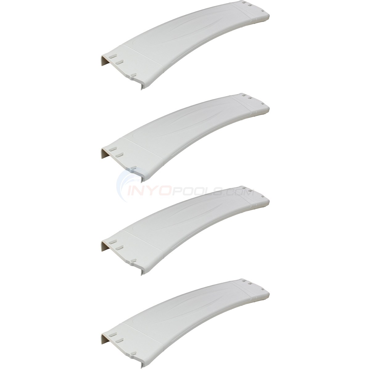 Top Rail 10" x 56" Resin (4 PACK) Oceanic RTR, Diamond Star - INYOPools.com