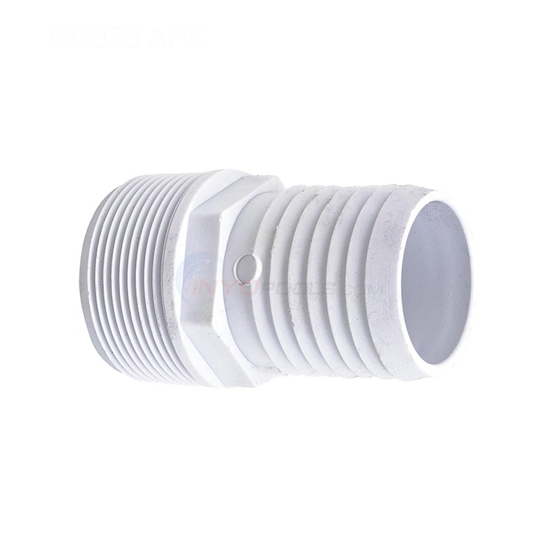 Waterway 1 1/2" Male Pipe Thread x 1 1/2" Male Hose Barb Adapter - 417 ...