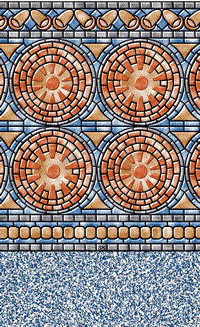 Above Ground Pool Liner 30 Ft Round Gothic Granite Beaded 52" Wall 20GA ...