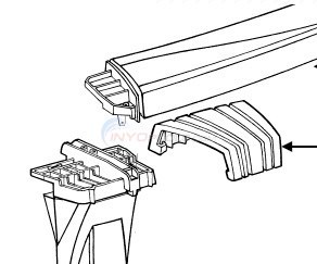 Wilbar Aqua Leader Allegro Top Cap Sand, Single - 1030013A00 ...