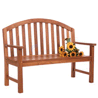 Java Teak Derby Bench - TD50 - INYOPools.com