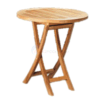 Java Teak Side Table - TS26 - INYOPools.com
