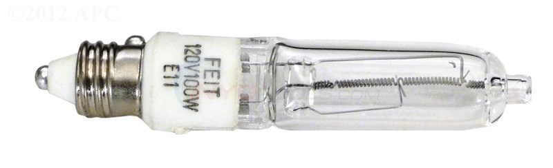 Light Bulb, T4, Halogen, Thread-In, 100W, 130V (JD100MC) - INYOPools.com