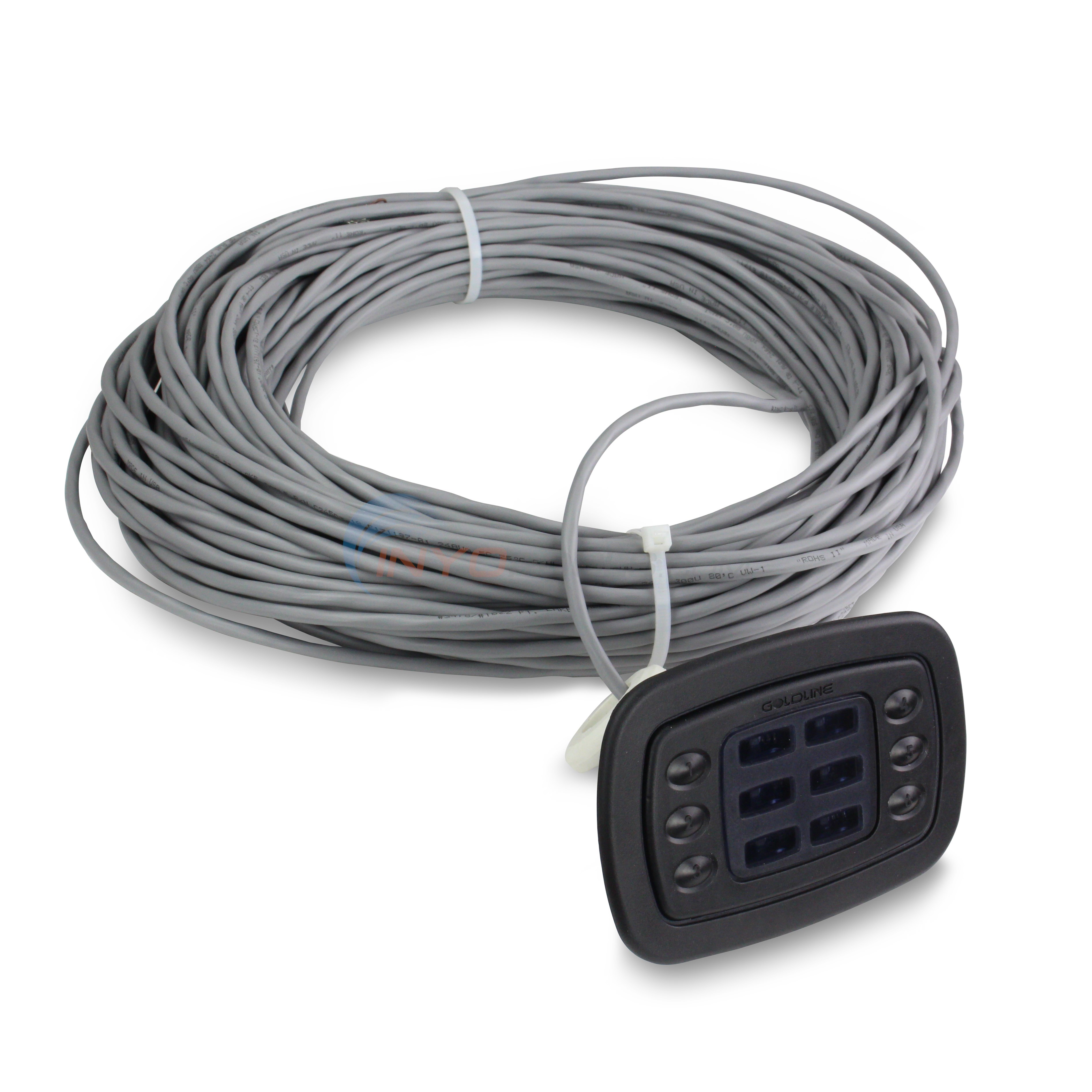 Hayward 6 Function Wired Spa Side - Black - AQL-SS-6B-B - INYOPools.com