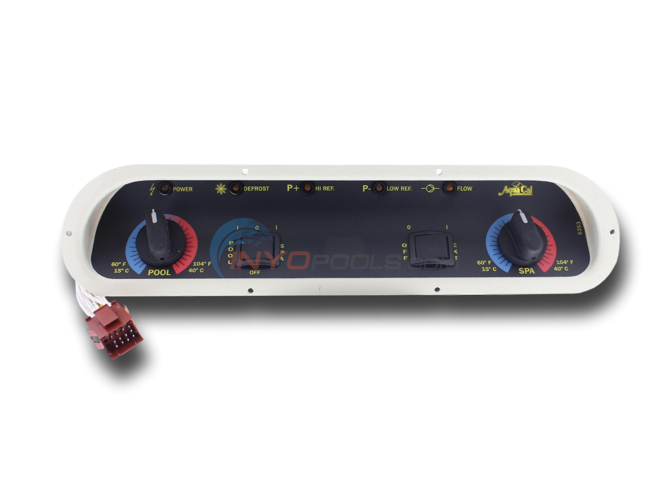 AquaCal PANEL CONTROL RR XL TROPEZ - D070118W - INYOPools.com
