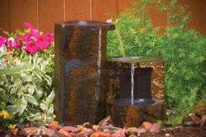 Aquascape Set Of 3 Keyed Basalt Columns - 98552 - INYOPools.com
