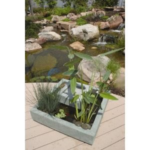 Aquascape Deck Pond - Square/Green Slate Kit - 98862 - INYOPools.com