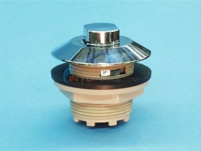 Air Button, 1-3/4" Hole Sz, Chrome - B225C - INYOPools.com