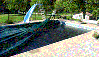 Blue Wave Mesh Safety Cover Dirt Defender 18' x 36' - WS104 - INYOPools.com