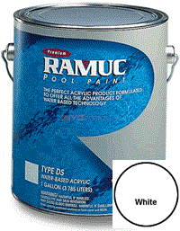 RAMUC Pool Paints Type DS Acrylic Paint - White - NA638 - INYOPools.com