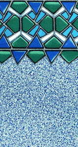 Swimline 28' Rnd 25GA Overlap Pool Liner Glazed Tile - INYOPools.com