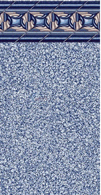 Swimline 10x15 Oval 25GA Metal Diam Unibead Liner 52" - INYOPools.com