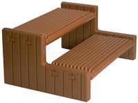 Handi-Step Spa Step Straight Style - Redwood - NP550 - INYOPools.com