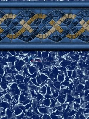 12' x 24' Rect. Inground Pool Liner - 28 MIL Cambridge Helix ...