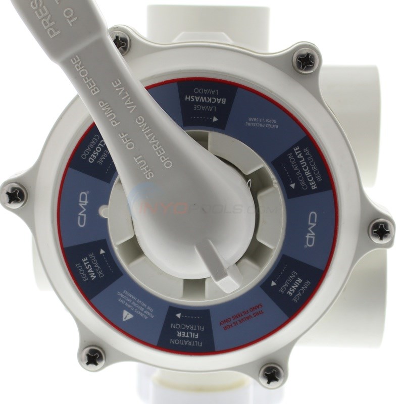 CMP Multiport Valve for Pentair Triton II Sand and Quad DE Filter, 1-1/ ...