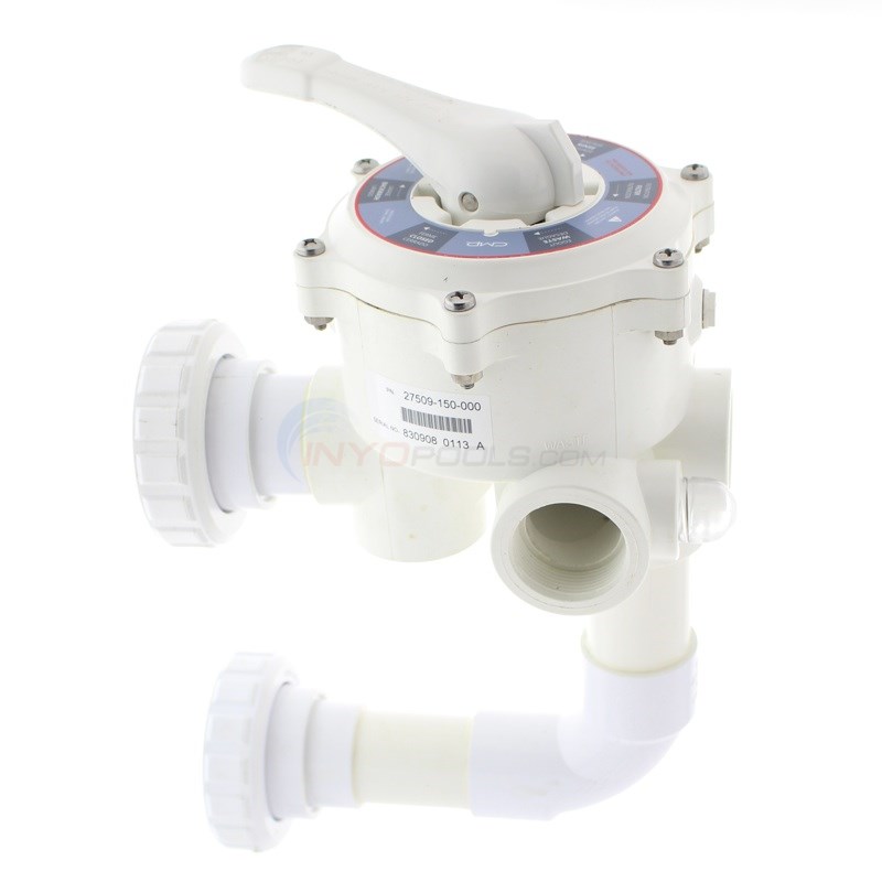 Praher Side Mount Multiport Valve, 1-1/2", with PacFabPentair DE ...