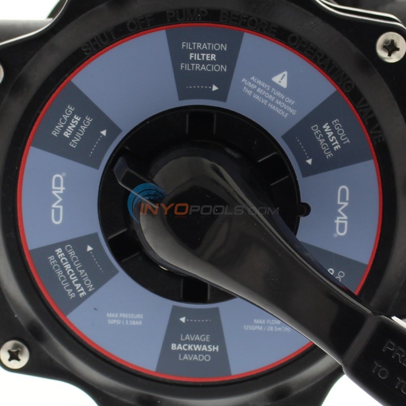 CMP Replacement for Praher Top Mount Multiport Valve, 2", Flange - TM ...