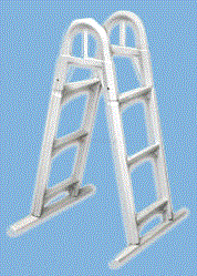 Confer Plastics Economy A-Frame Ladder - 36A - INYOPools.com
