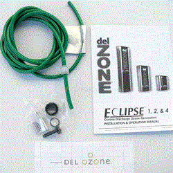 Del Ozone Eclipse Renewal Kit with Tubing, Check Valve, and Flow Meter ...