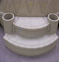 Dream Maker Spa Roto Steps - Sandstone - 300775 - INYOPools.com